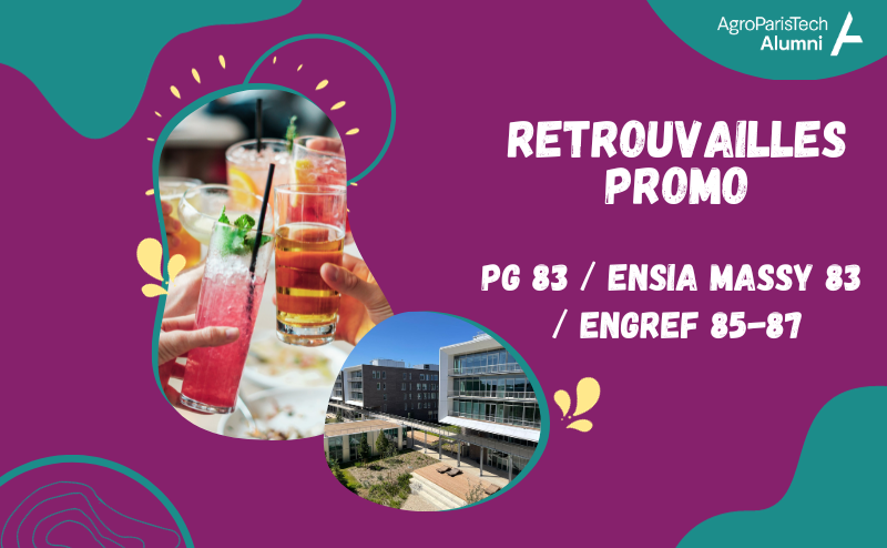 Retrouvailles des promotions PG 83 / ENSIA MASSY 83 / ENGREF 85-87