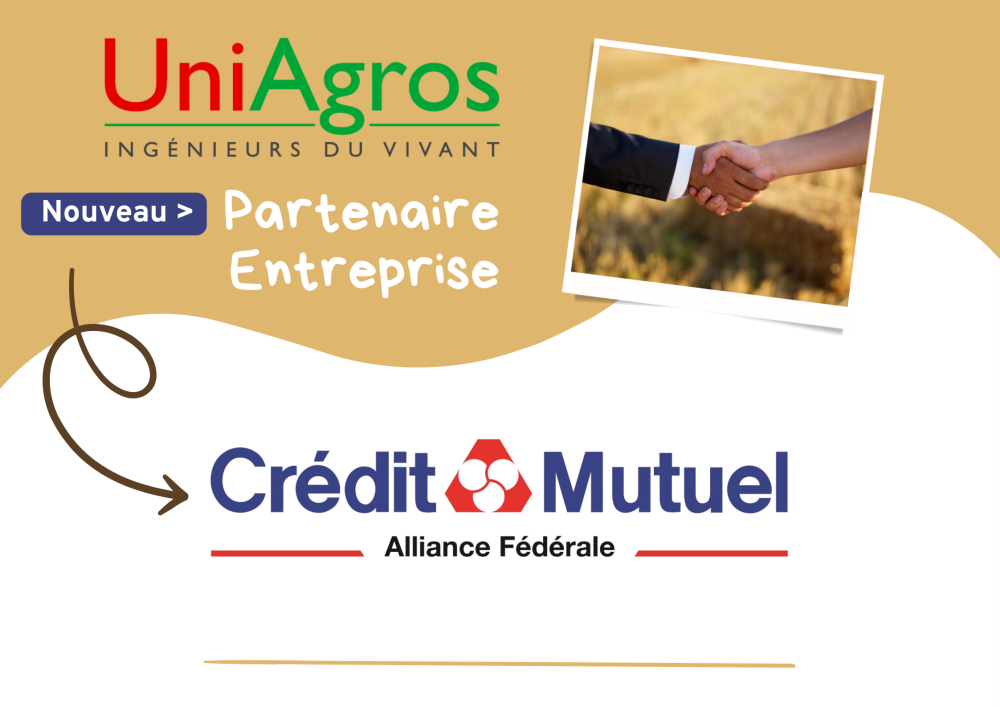 Crédit Mutuel Alliance Fédérale et UniAgros unissent leurs forces.